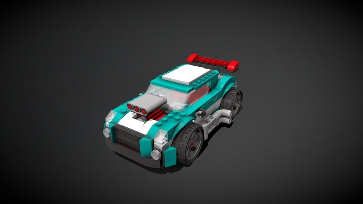 ArtStation - Lego Street Racer Car | Game Assets
