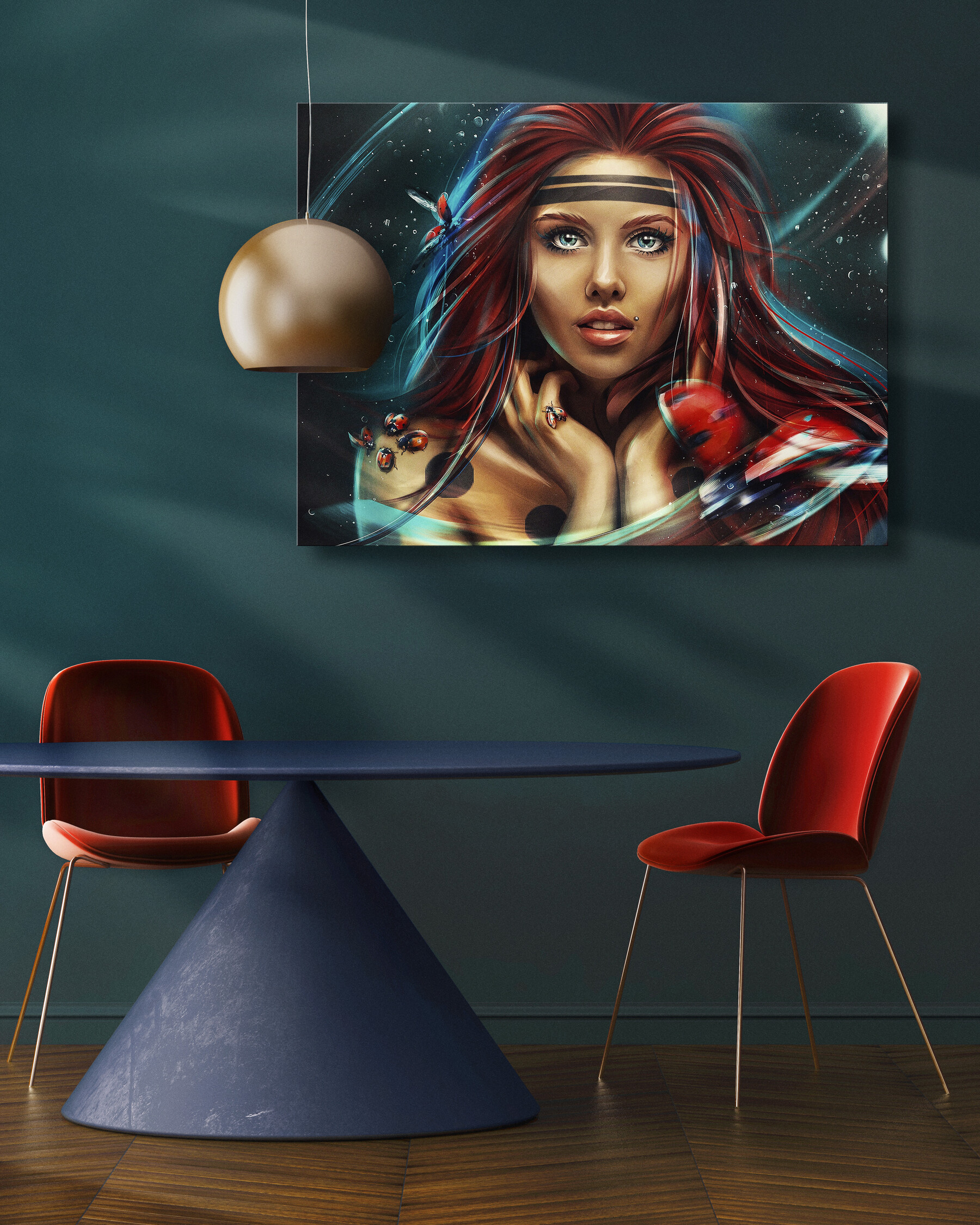 ArtStation - 'Ladybug' | Original High Resolution Artwork | Woman ...