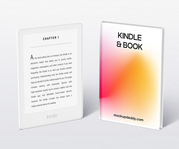 ArtStation - Kindle eBook Mockup | Resources
