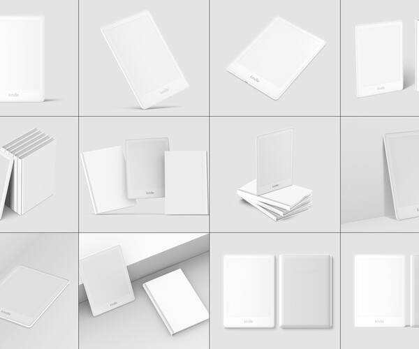 ArtStation - Kindle eBook Mockup | Resources