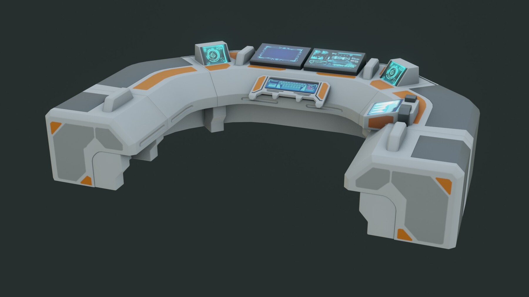 ArtStation - Sci-Fi Control Panel - Low poly - PBR - Game ready | Game ...