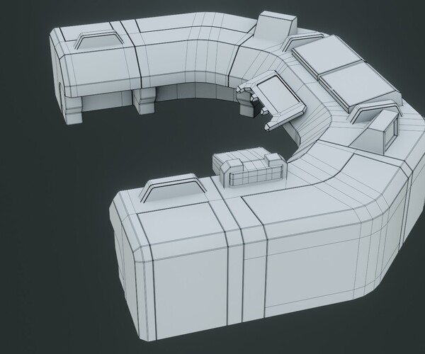 ArtStation - Sci-Fi Control Panel - Low poly - PBR - Game ready | Game ...