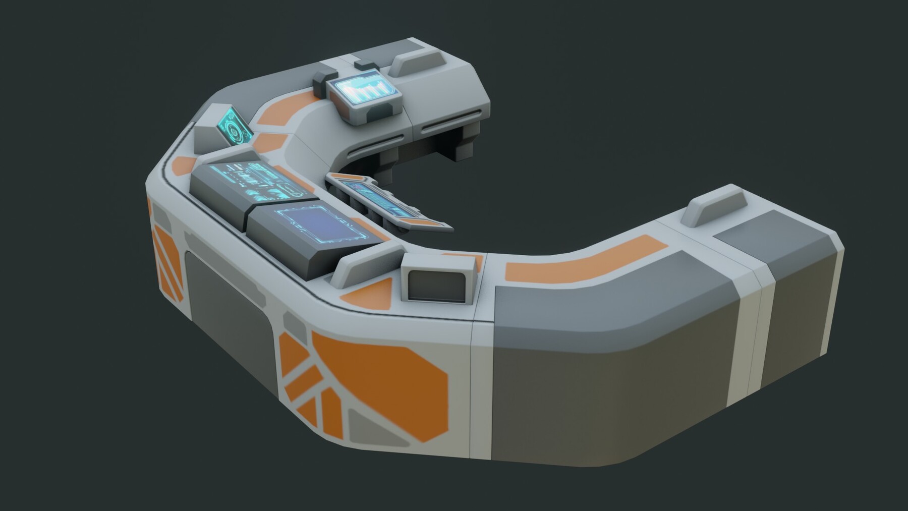 ArtStation - Sci-Fi Control Panel - Low poly - PBR - Game ready | Game ...