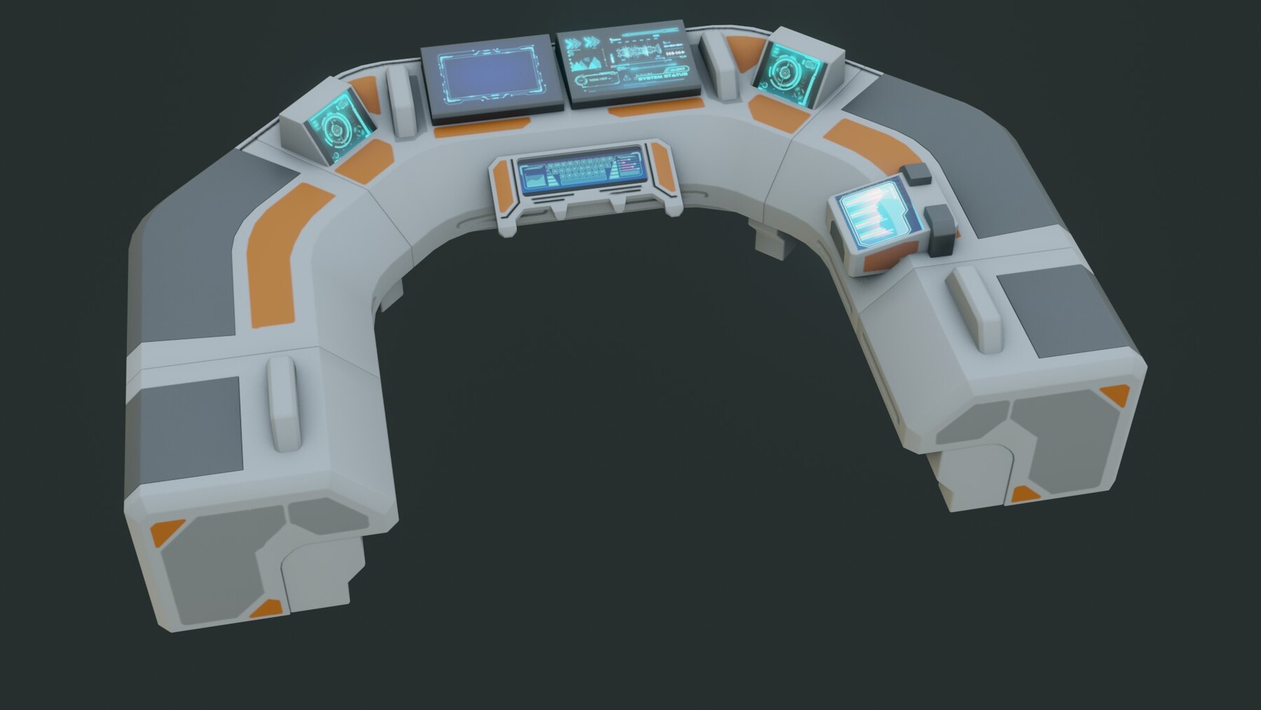 ArtStation - Sci-Fi Control Panel - Low poly - PBR - Game ready | Game ...