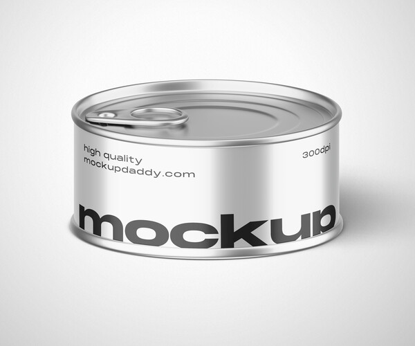 ArtStation - Small Food Can Mockup | Artworks