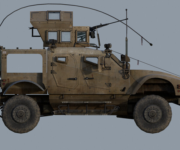 ArtStation - Military Car Ultra Low Poly | Game Assets