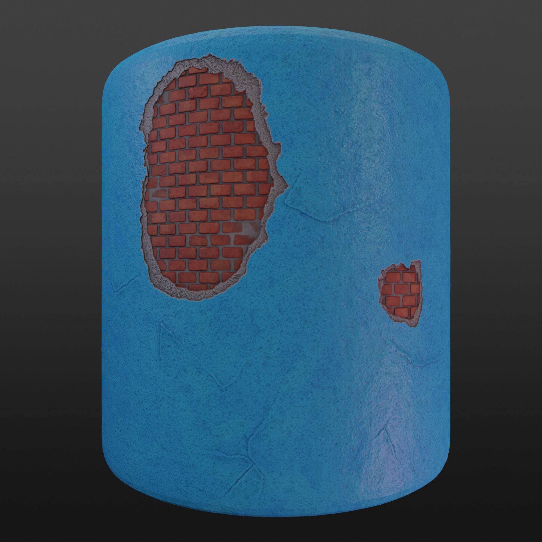 ArtStation - Stylized Brick Blend Concrete and Painted Plaster | Game ...