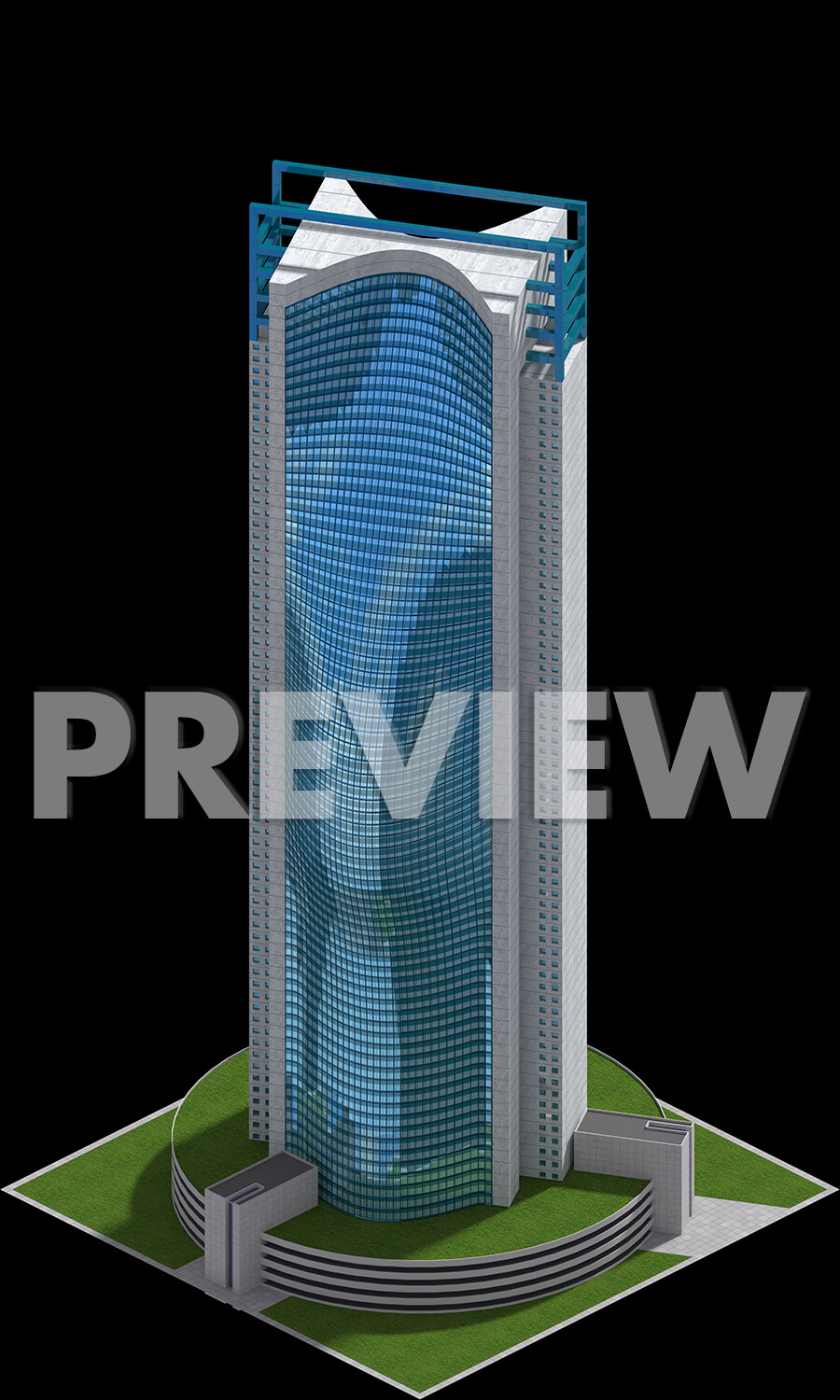 ArtStation - Architecture (Tile#0036, 1x1) – Dimetric Projection ...