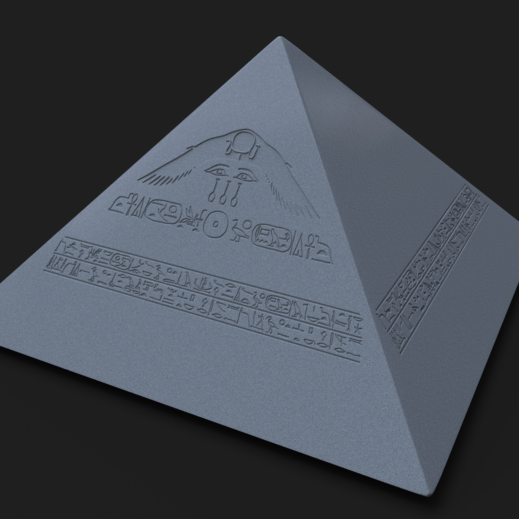 ArtStation - Benben stone - Pyramidion of Amenemhat III | Resources