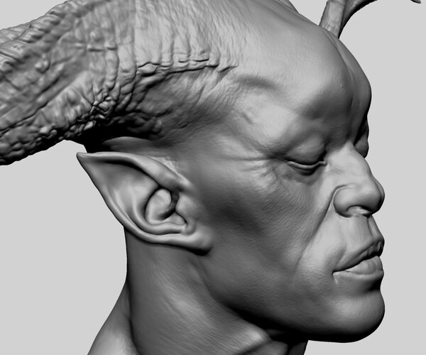 ArtStation - Creature Head Printable C | Resources