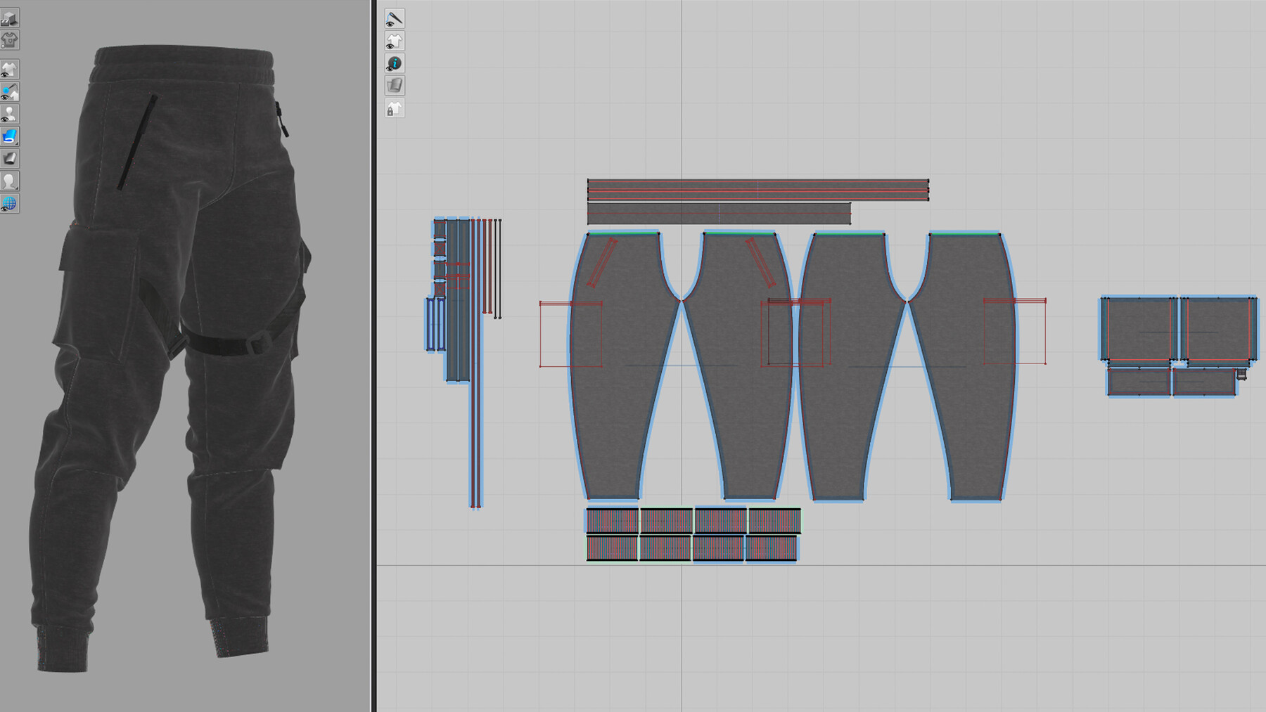 ArtStation - Pants #1 - Marvelous / CLO Project file | Game Assets