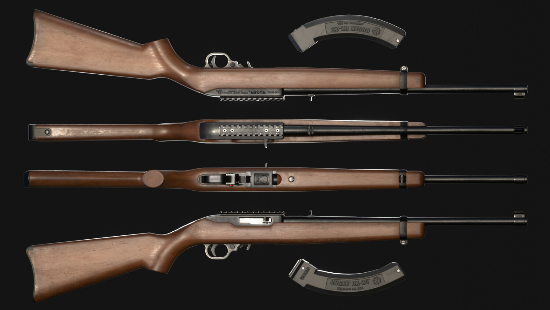 ArtStation - Ruger 10/22 Carbine | Game Assets