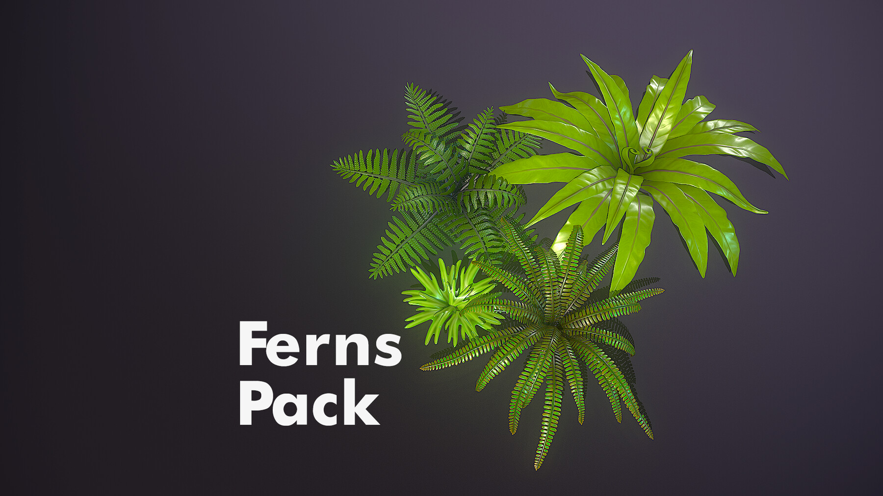 ArtStation - Ferns Pack | Game Assets