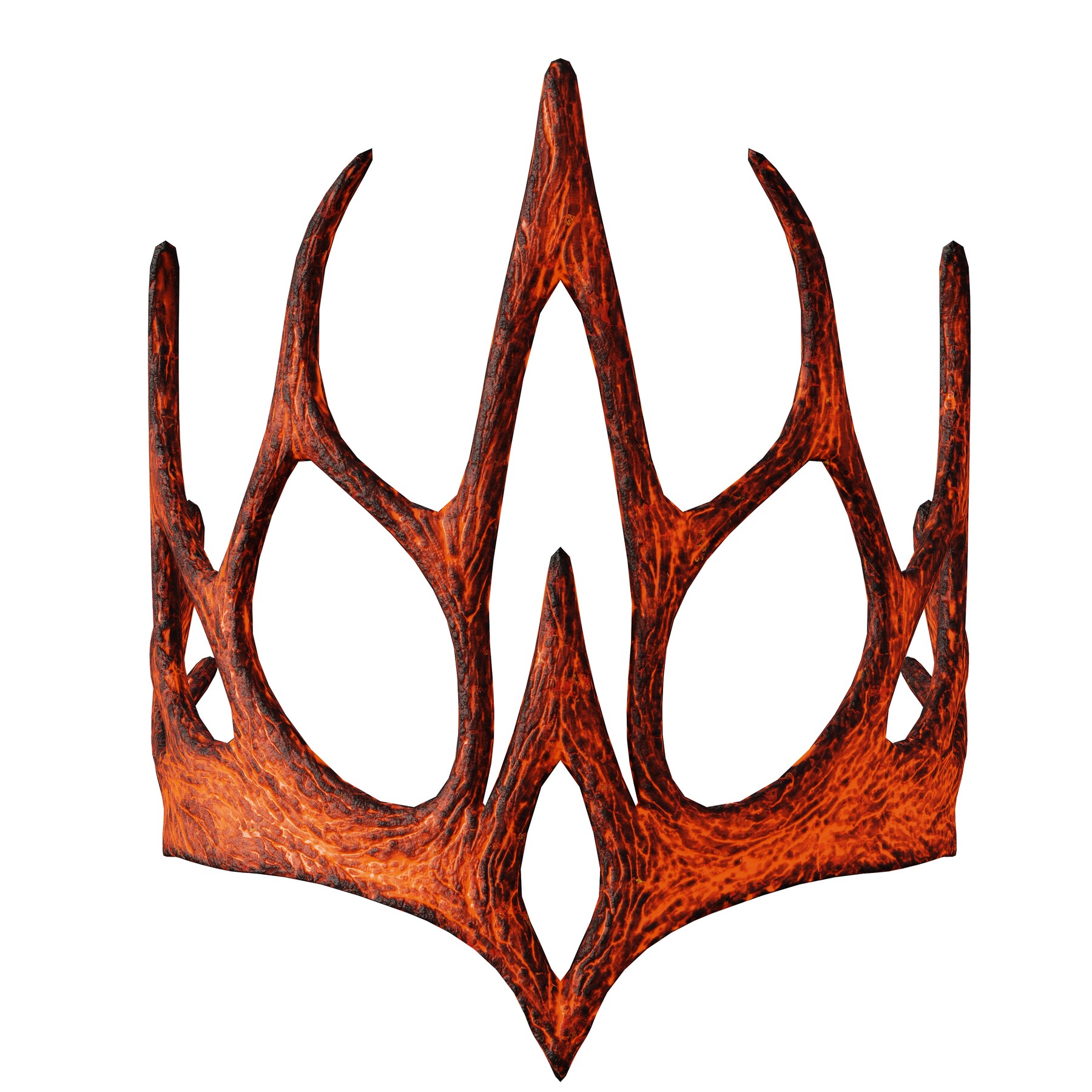 ArtStation - Ice And Fire Crown - Free Game Asset - 5 Material set ...