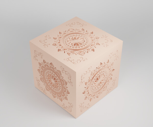 ArtStation - Mandala Patterned Box | Resources