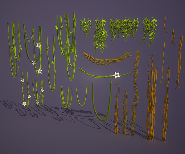 ArtStation - Vines and Lianas | Game Assets