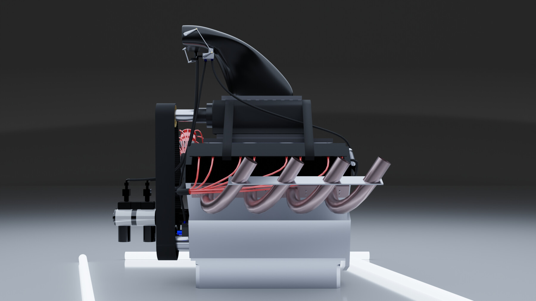 ArtStation - Top fuel V8 | Resources