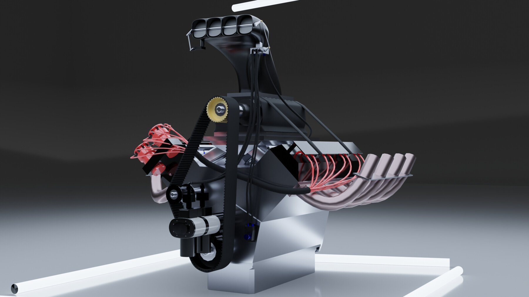 ArtStation - Top fuel V8 | Resources