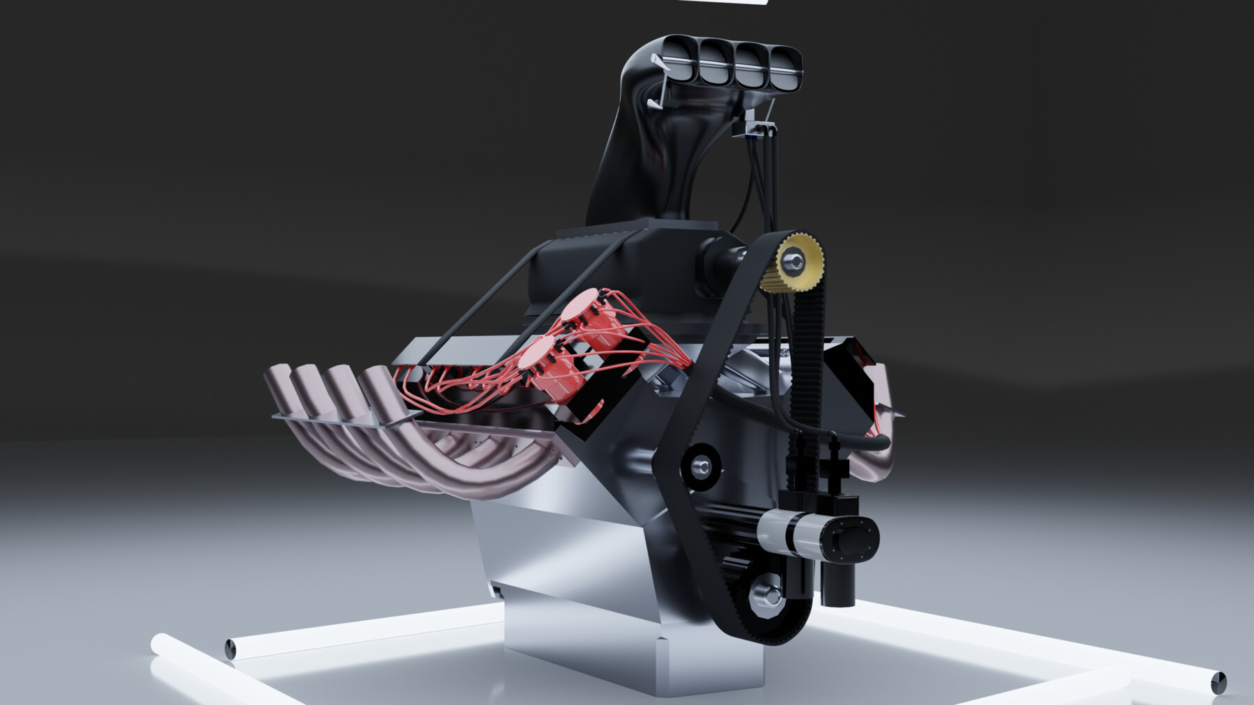 ArtStation - Top fuel V8 | Resources