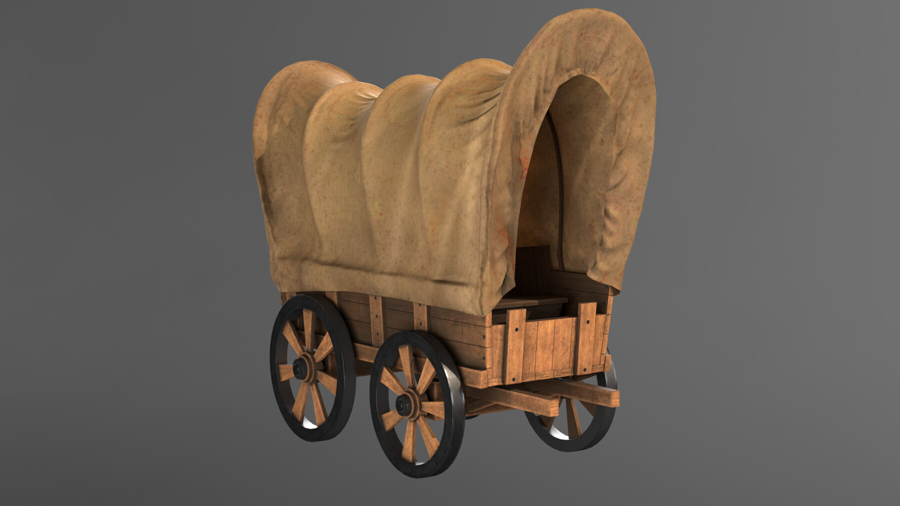 ArtStation - Stylized 3D Game Cart | Game Assets