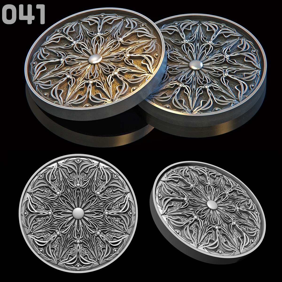 ArtStation - Fiber Laser Coins - Combo Set 09 | Resources