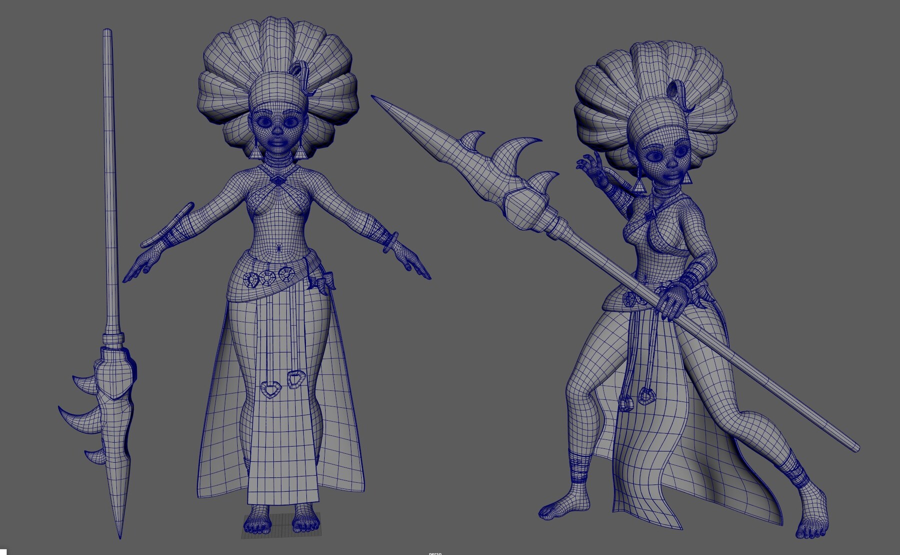 ArtStation - Character Native Girl Stylized | Game Assets