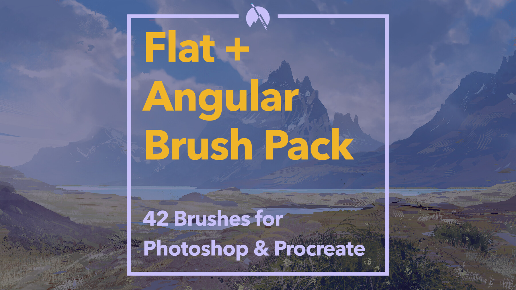 Mike McCain Art - Flat+Angular Brush Pack: 42 Stylized Brushes for ...