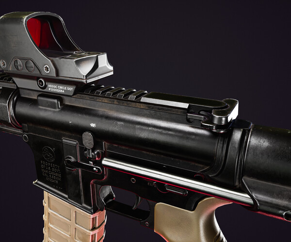 ArtStation - M4A1 Custom | Game Assets