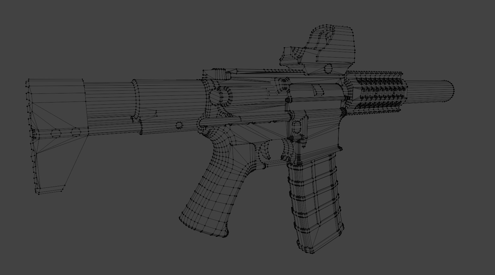 ArtStation - M4A1 Custom | Game Assets