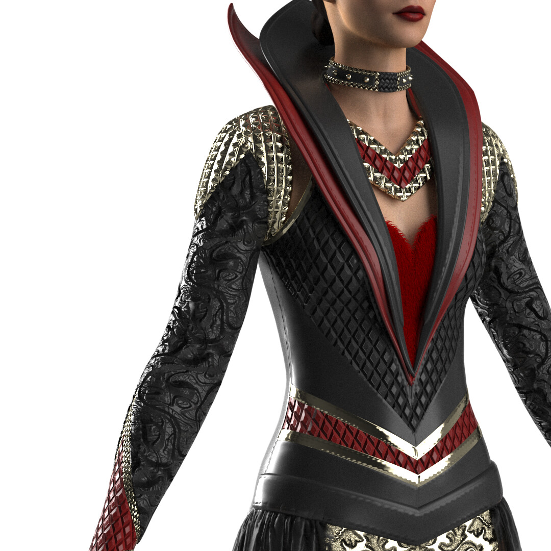 ArtStation - Women's Game Outfit (ZPRJ + OBJ + FBX) | Game Assets