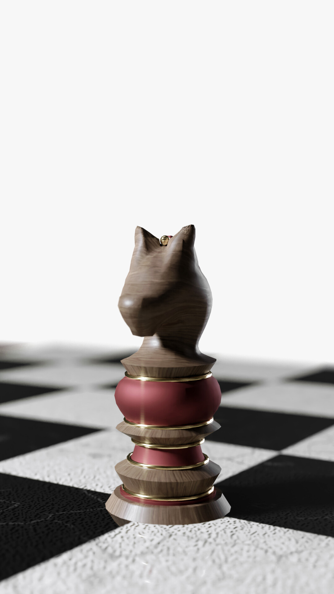 ArtStation - Chess Set Table | Game Assets
