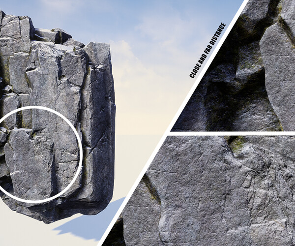 ArtStation - Realistic-Looking Cliffs and Rocks [Unreal Engine 4 & 5 ...