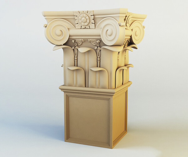 ArtStation - Column Capital | Resources