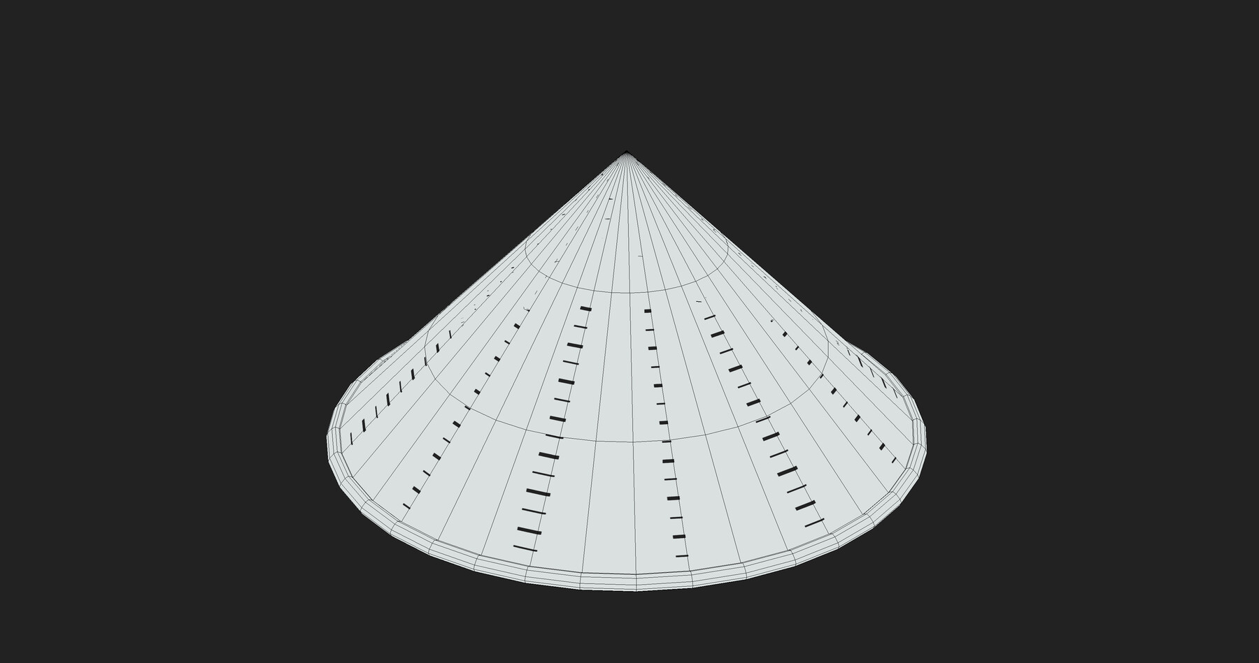 ArtStation - Conical Asian Hat - low poly 3D model | Game Assets