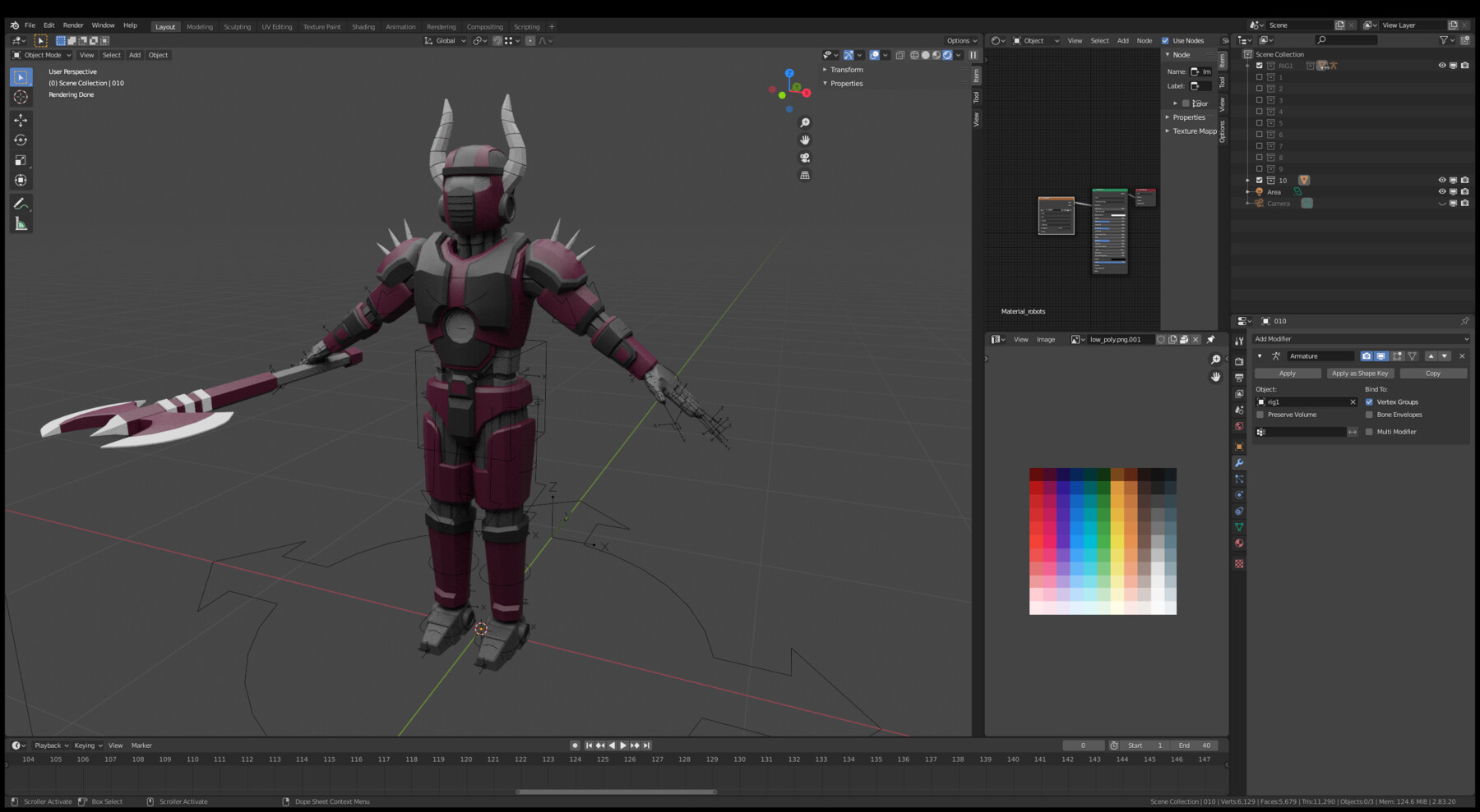 ArtStation - Cartoon characters robots Low Polly 3D model | Game Assets