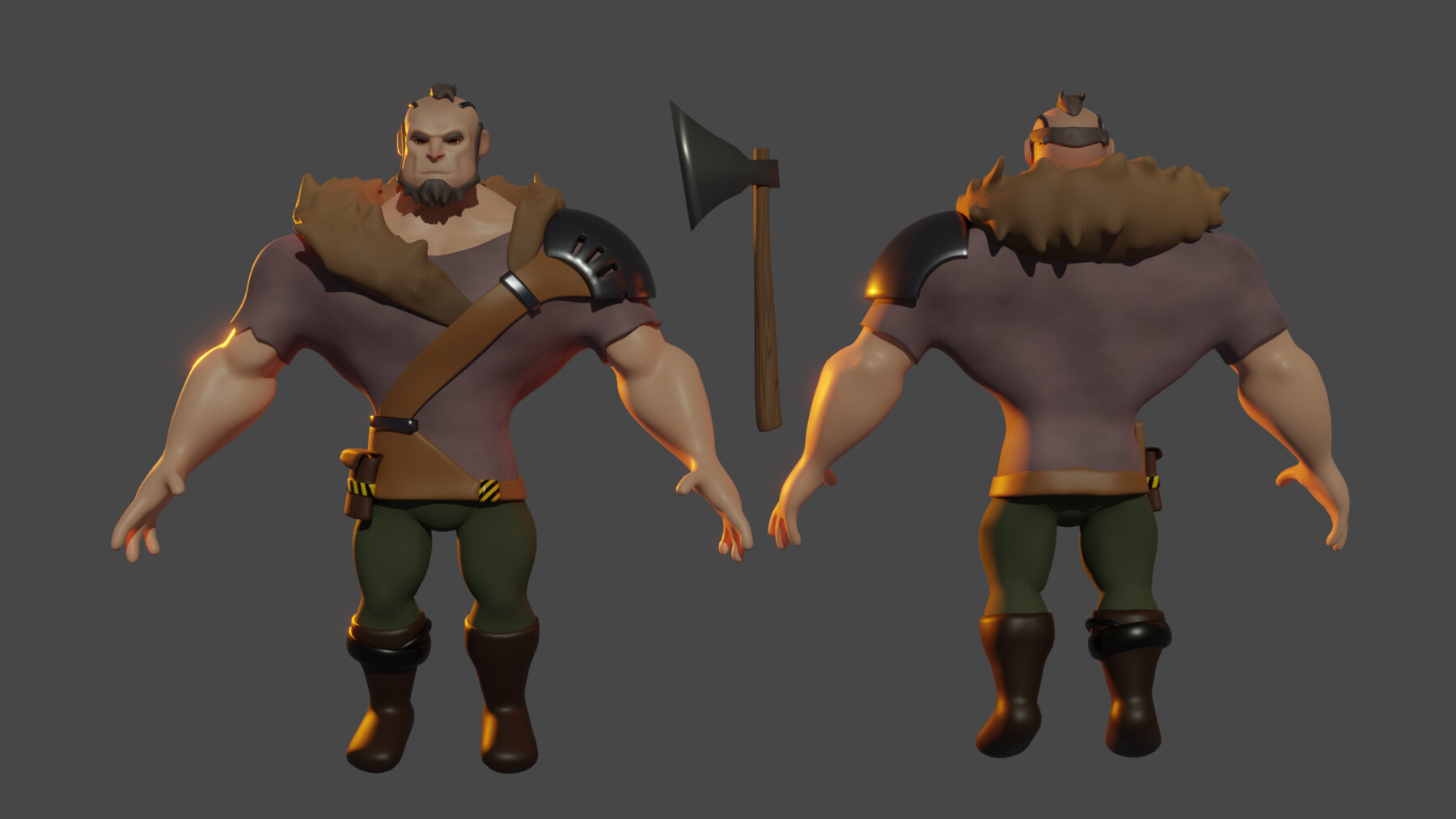ArtStation - Game Ready (Rigged) Game Ready model | Enjei | Game Assets
