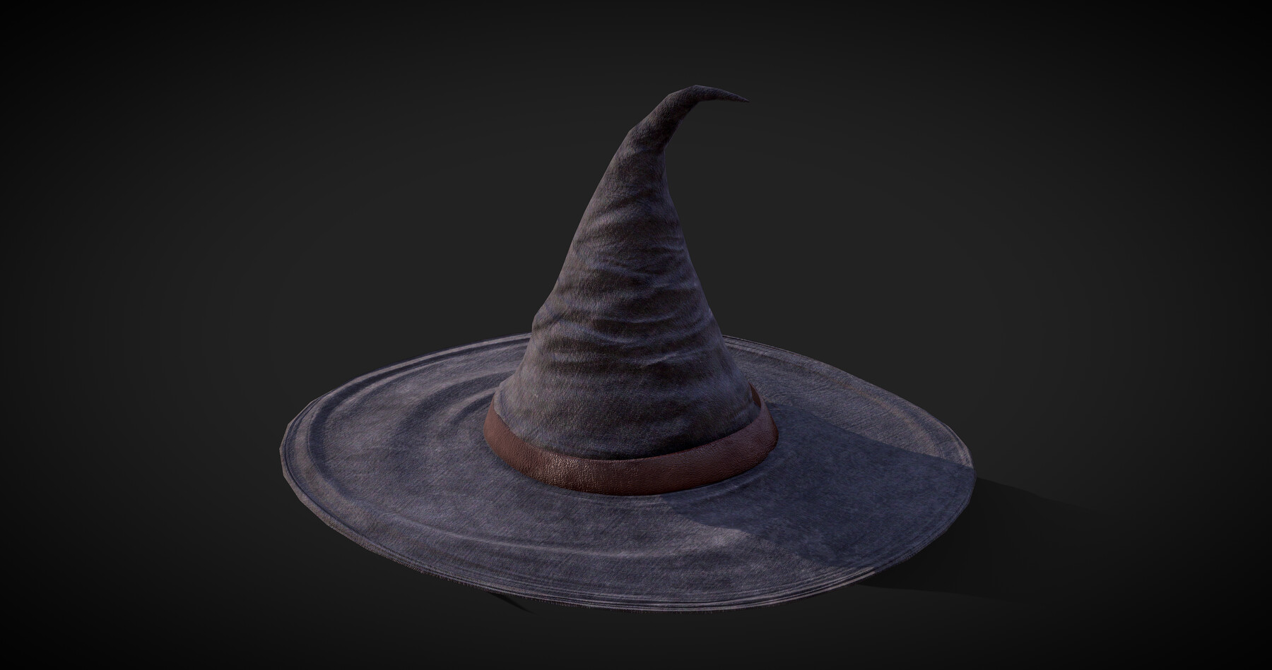 ArtStation - Wizard Witch Hat - low poly 3D model | Game Assets