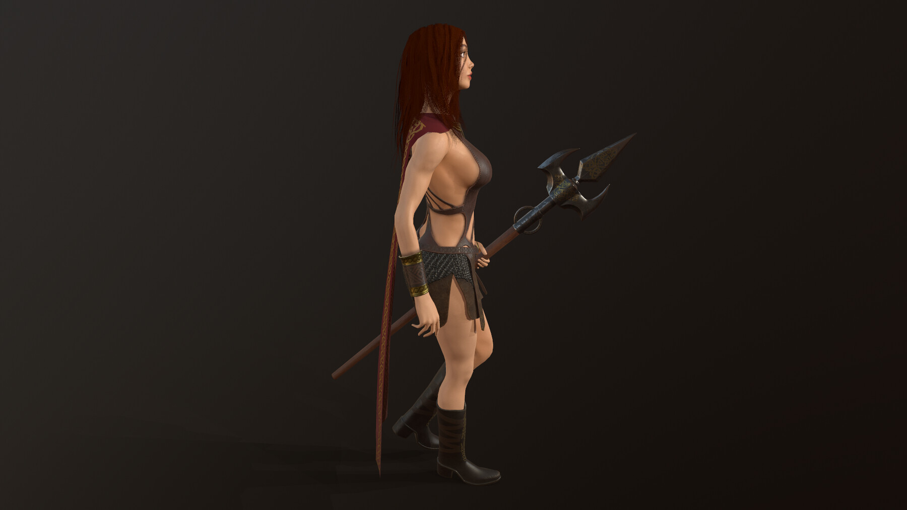 ArtStation - Freya - Low Poly Character 3D/ Rigged-Animated | Resources