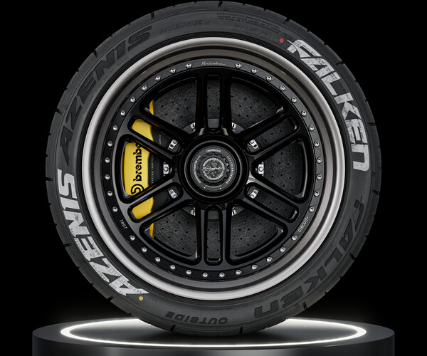 ArtStation - Falken Azenis RT615K+ • 315/30 ZR18 (98W) SL (Real World ...