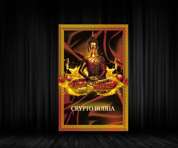 ArtStation - Crypto budha NFT Card template | Artworks