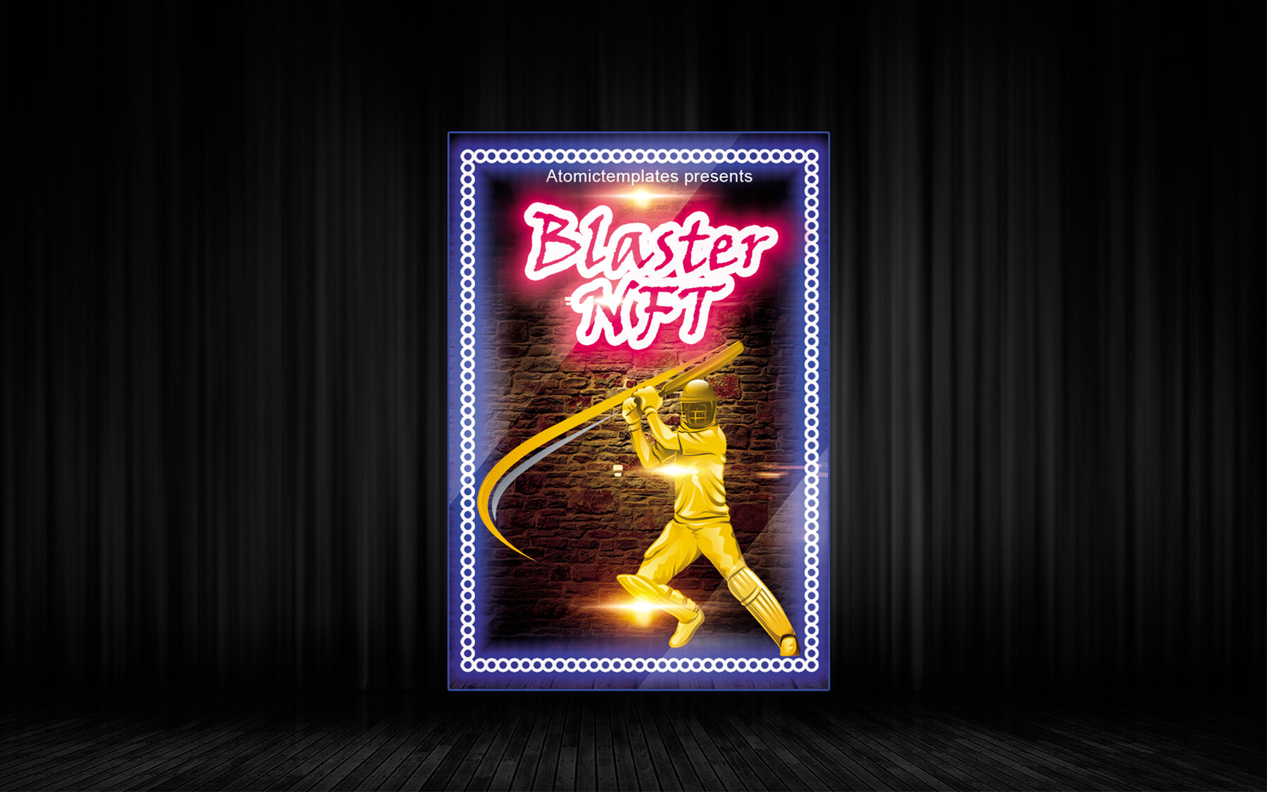 ArtStation - Blaster Card NFT template Photoshop | Artworks