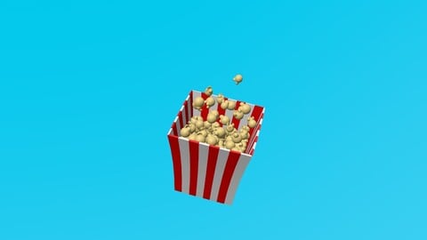 ArtStation - Popcorn animated | Resources