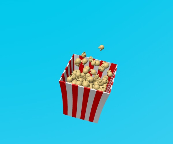 ArtStation - Popcorn animated | Resources