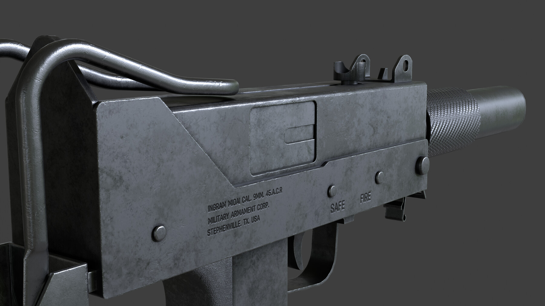 ArtStation - MAC10 4k | Game Assets