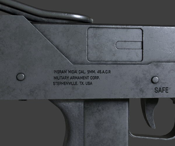 ArtStation - MAC10 4k | Game Assets