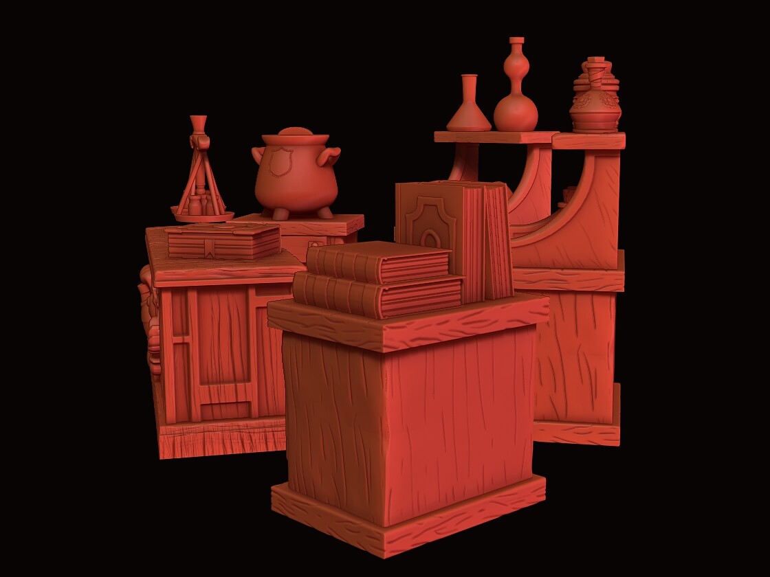 ArtStation - Magic Potions Store 3D print model | Resources