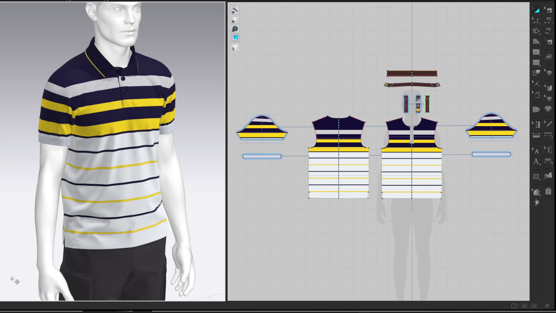 ArtStation - Polo Shirt 3, Marvelous Designer, Clo +obj, fbx | Resources