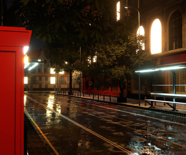 ArtStation - City Street | Game Assets