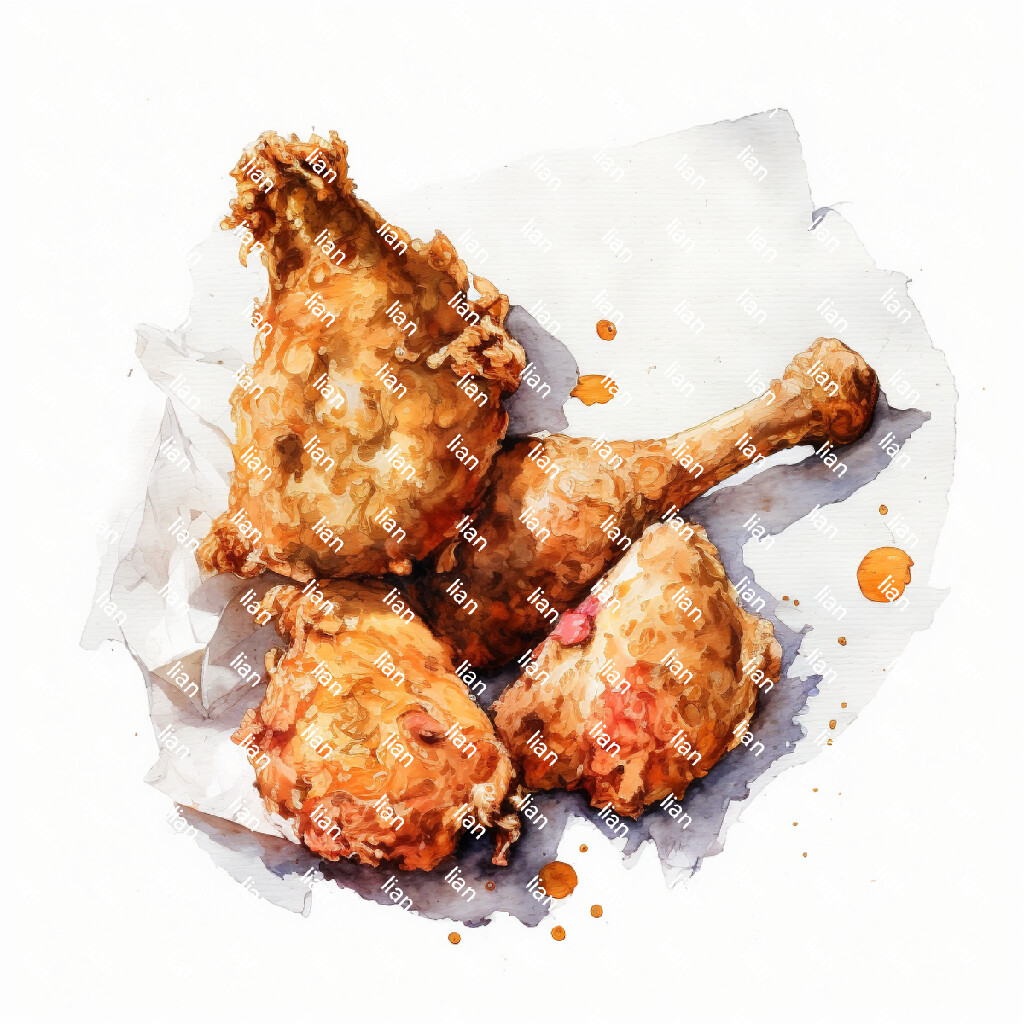 Fried Chicken Painting