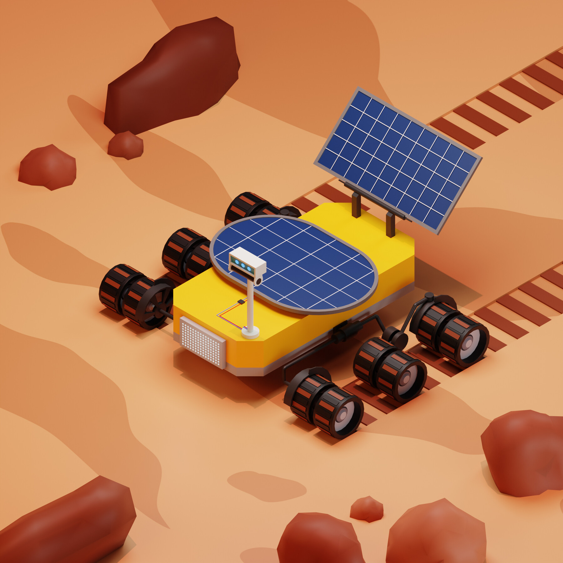 ArtStation - Mars Exploration Rovers | Resources